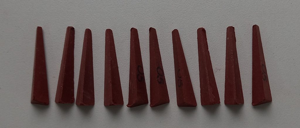 CONE 05 SMALL- CONE PIROMÉTRICO 05 -TEMPERATURA DE 1046ºC – 10 UNIDADES ...